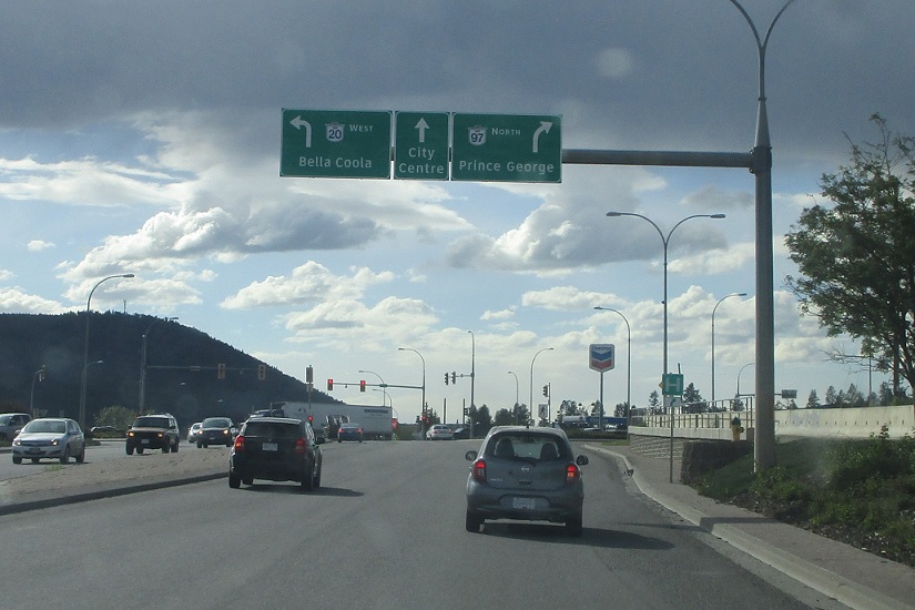 British Columbia Highway 97, BC-24 to BC-20 « Corco Highways